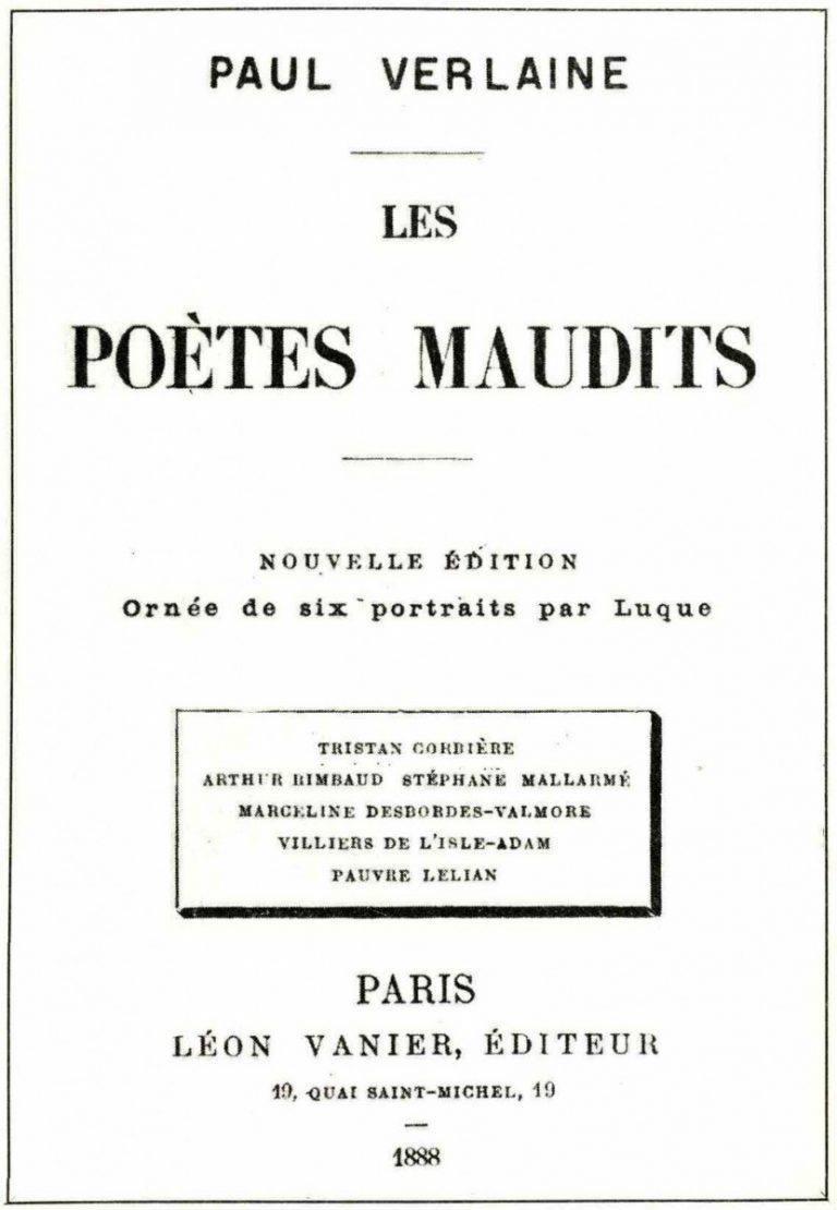 Chi sono i “poeti maledetti”? - Parigi Meravigliosa